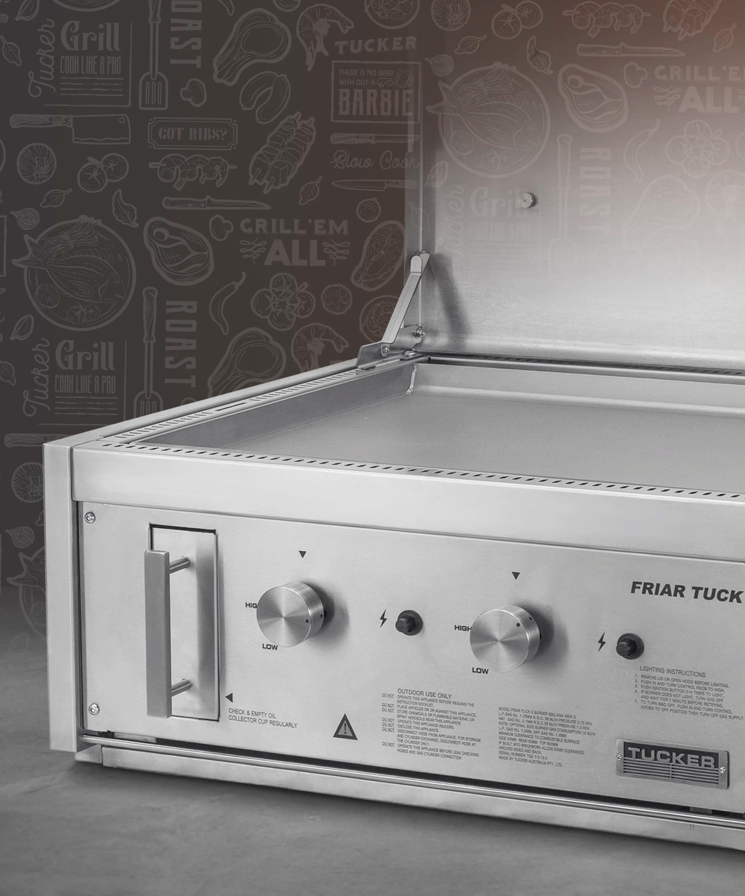 Tucker 2 Burner Friar Tuck – Tucker Barbecues