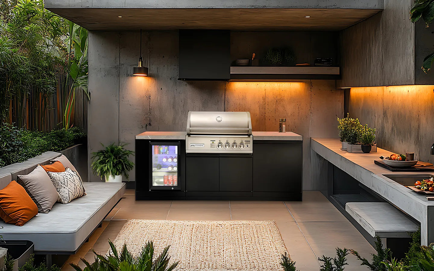 Crossray X-Origin Compact 4 Burner Gas Outdoor Kitchen