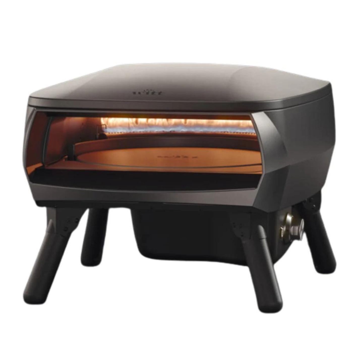 WITT Piccolo Rotante Gas Pizza Oven with Rotating Stone - 13 Inch - Bl